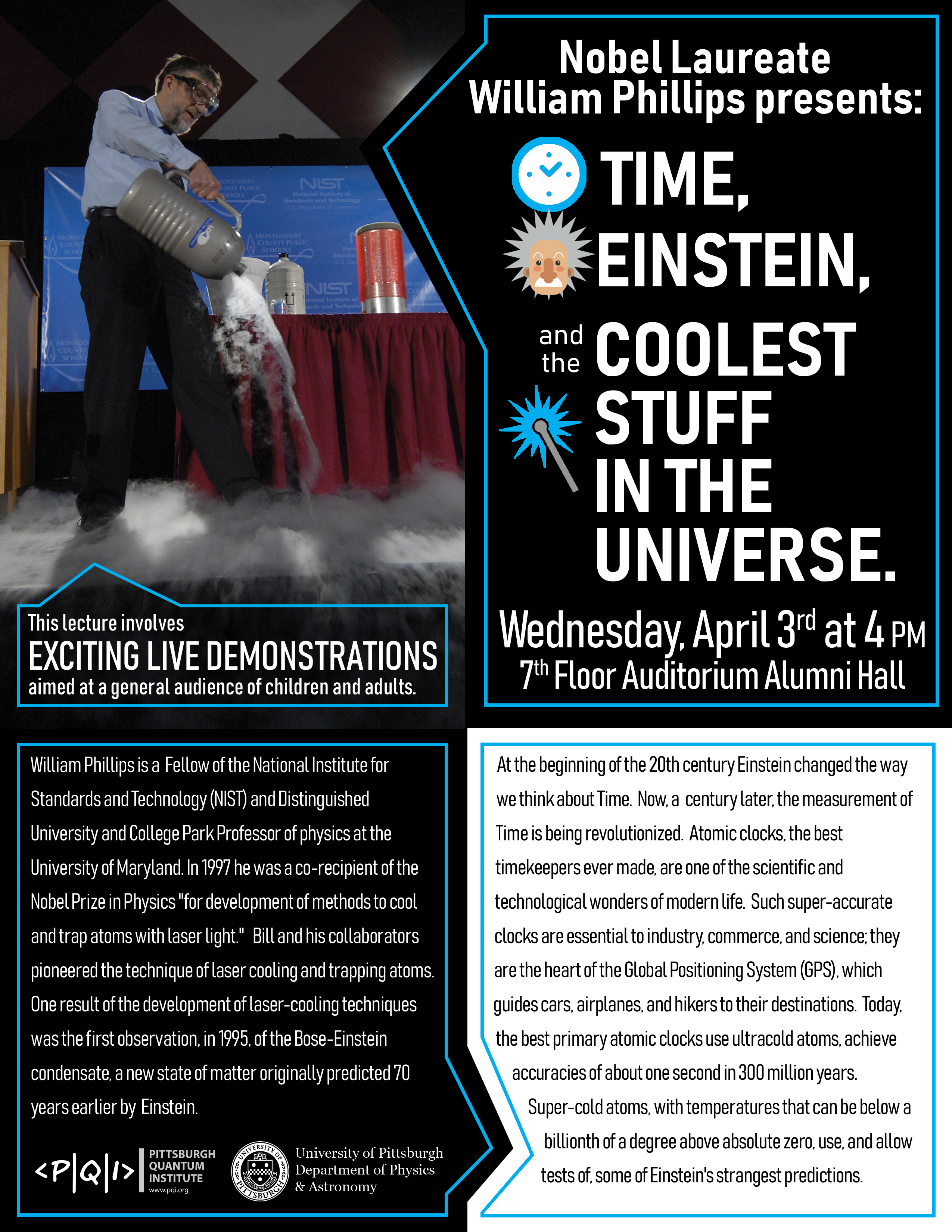 Nobel Laureate William Phillips Presents: Time, Einstein, and the ...